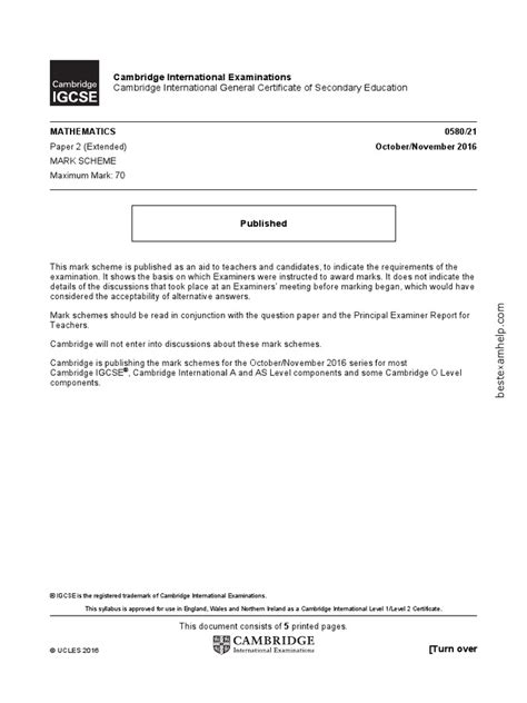 Igcse Pdf Educational Assessment And Evaluation Qualifications