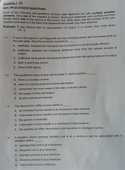 Solved Answers Only One Of The Answers Is Correct Read