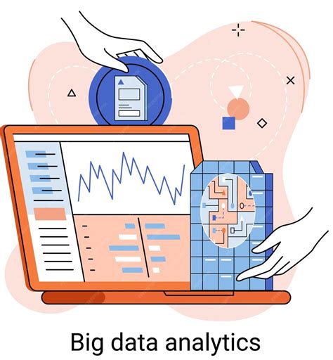 Premium Vector Big Data Analytics Process Of Analyzing Complex Data