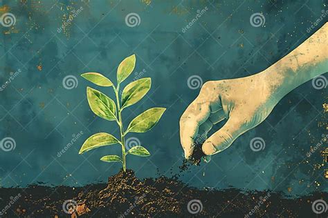 A Simple Yet Powerful Illustration Of A Hand Planting A Seed In The