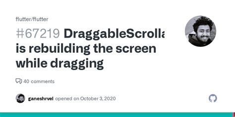 DraggableScrollableSheet Is Rebuilding The Screen While Dragging Issue Flutter