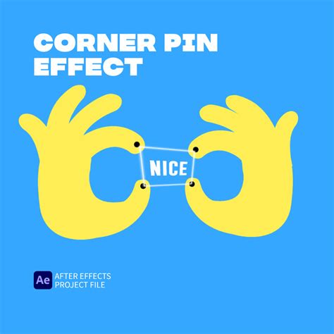 Corner Pin Effect. After Effects Project File