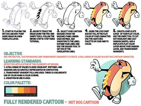 Adobe Illustrator Cartoon Coloring Tutorial Jason Secrest Adobe Illustrator Graphic Design