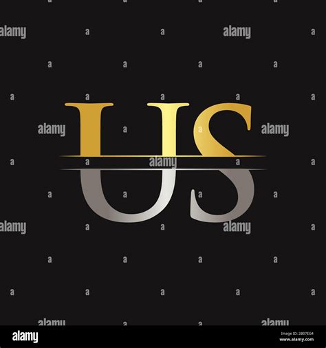 Initial Letter Us Logo Design Vector Template Us Letter Logo Design