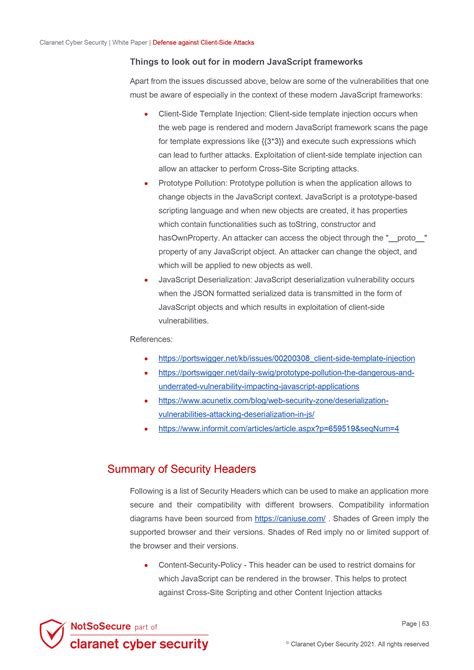 defense against client side attacks notsosecure