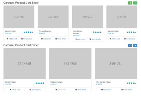 7 Bootstrap Product Slider Examples