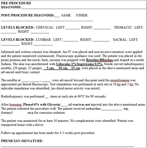 Common Coding Challenges Facet Destruction Template To Revise Or Not To Revise Anesthesia