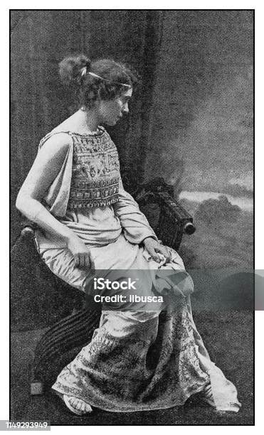 Antique Photo Actress Eleanor Calhoun Stock Illustration Download