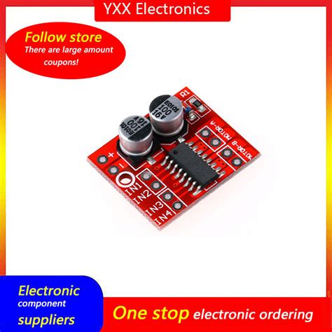 兩個直流電機驅動模塊 帶雙h橋步進電機正反轉pwm調速 蝦皮購物