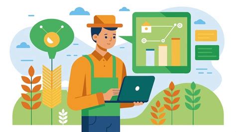 Premium Vector A Farmer Participates In A Training Session On How To Utilize The Harvest