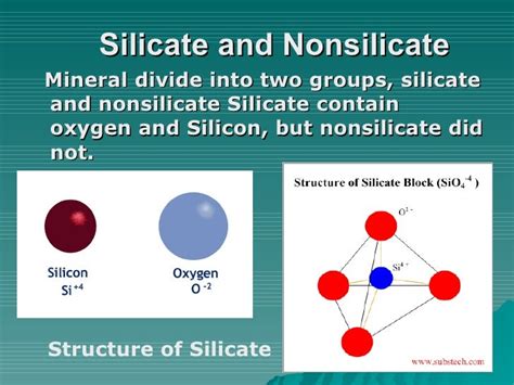 Silicate And Nonsilicate