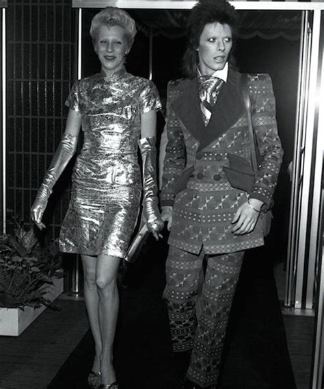 Angie And David Bowie At Premiere Of Live And Let Die 1973 David