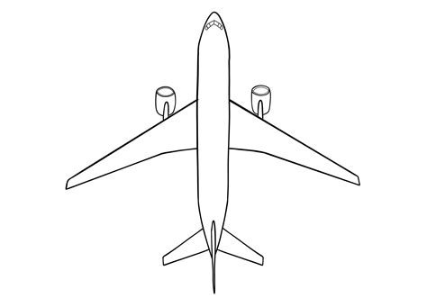 airplane drawing