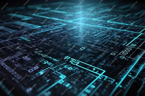 Premium Ai Image Binary Code Background Abstract Technology Digital
