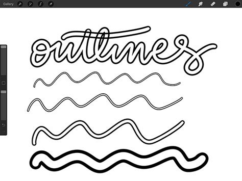 how to make an outline brush in procreate at isaac walsh blog