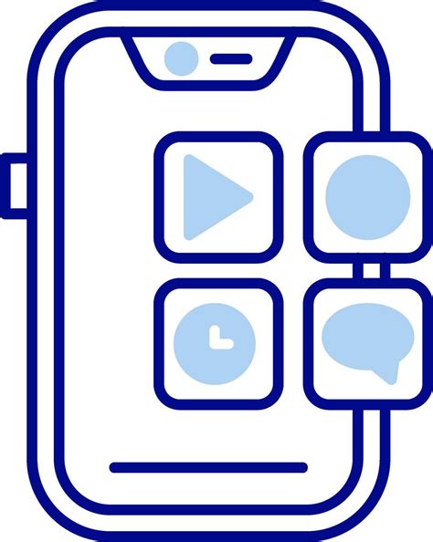 Mobile Application Line Filled Icon 36948779 Vector Art At Vecteezy