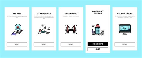 Modeling Engineering Onboarding Icons Set Vector Vector Art At Vecteezy