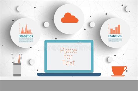 Workplace Stock Vector Illustration Of School Business 49117118