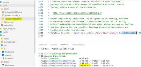 Vendor Js Is Not Compressing With Firebase Auth Issue Vitejs Vite GitHub