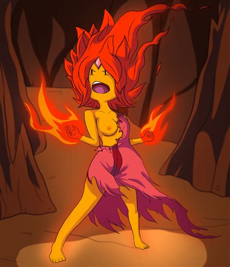 Rule 34 Adventure Time Angry Flame Princess Nekomate14 Edited Nipple