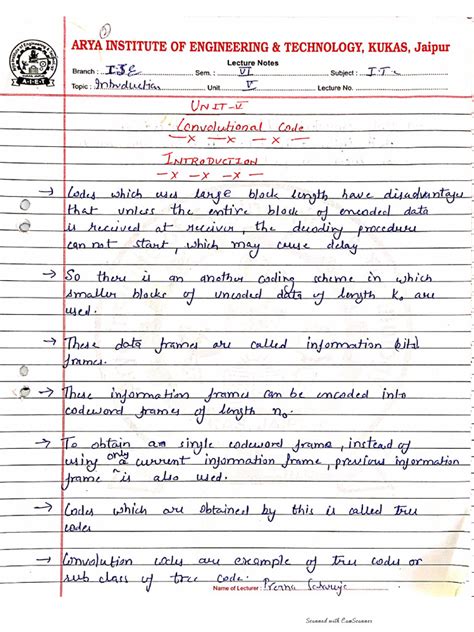 Itc Unit 5 1 Clg Pdf