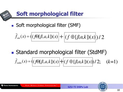 Ppt Soft Morphological Filter Powerpoint Presentation Free Download