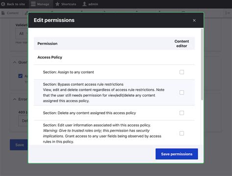 Access Policy Overview Access Policy Drupal Wiki Guide On