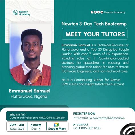 Newtontechbootcamp Newtontechtalents Newton Academy