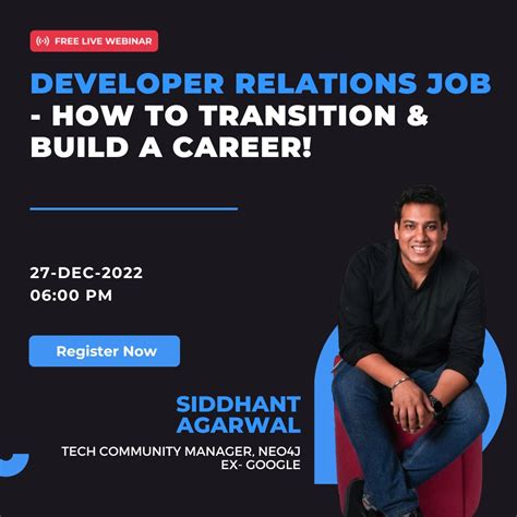 Developer Relations Is Not A Training It Is A Mindset Siddhant Agarwal