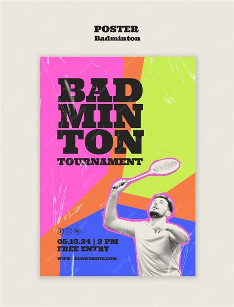 배드민턴 템플릿 디자인 무료 Psd 파일
