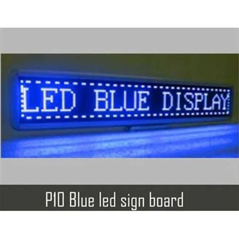 Blue Programmable Led Display Board Wall Mounted At Rs 2200square