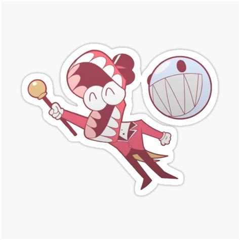 Caine And Bubbles The Amazing Digital Circus Sticker For Sale By