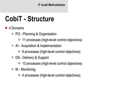 It Audit Methodologies Ppt