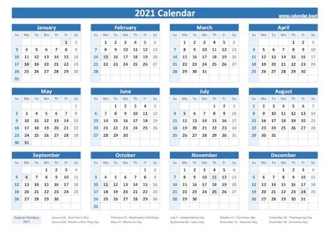 2021 2022 2023 Federal Holidays List And Calendars Calendarbest