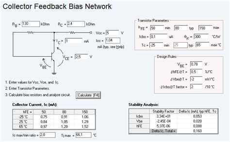 Bjt How Does The Collector Feedback Bias Circuit Work Electrical