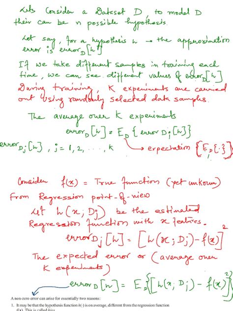 Bias Variance Trade Off Pdf