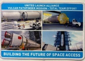 Ula Vulcan Pathfinder Patch Us Space Force Historical Foundation Inc