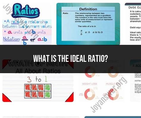 Understanding The Ideal Ratio A Comprehensive Overview