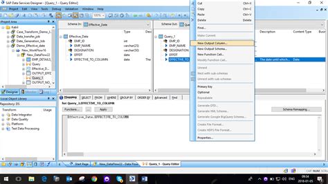 sap bods effective date transformation sap bods