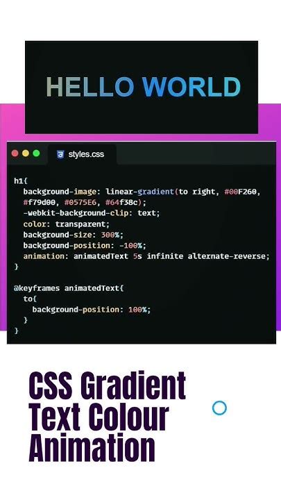 Css Gradient Text Color Animation Subscribe Nishawebdev For Morecodingtips Html Css