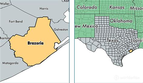 Brazoria County Elevation Map