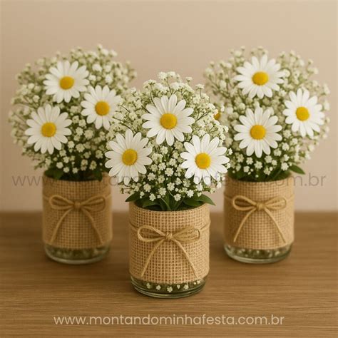 7 Ideias De Centro De Mesa Com Flores Para Encantar Sua Festa