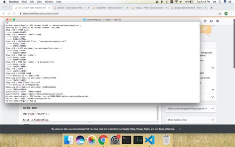 Angular Sh 0 Cant Open Docker Entrypointsh Stack Overflow