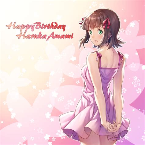 Safebooru 1girl Amami Haruka Bare Arms Bare Shoulders Blush Breasts