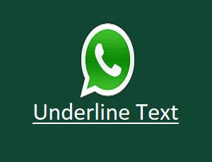 How To Underline Text In WhatsApp OTechWorld