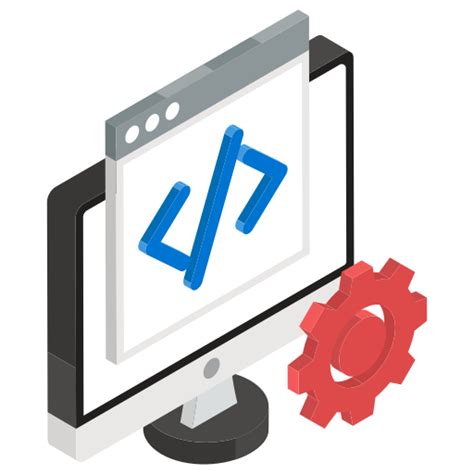 Web Development Generic Isometric Icon