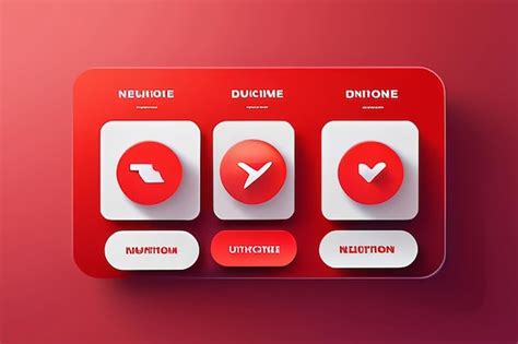 Neumorphic Ui Ux Design Elements 3d Vector Buttons Like Dislike Comment
