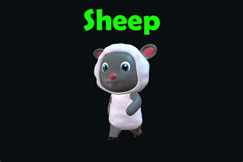 cartoon sheep animated characters unity asset store