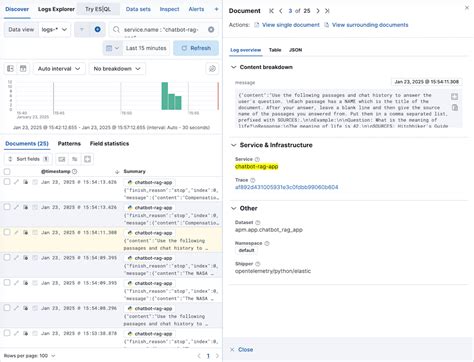 Tracing Logs And Metrics For A Rag Based Chatbot With Elastic
