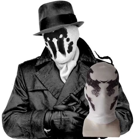 Rorschach Mask Halloween Inkblot Masks Watchmen Costume Cosplay Masques